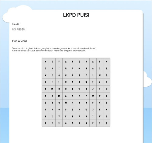 Menulis: interactive worksheets and online exercises | TopWorksheets