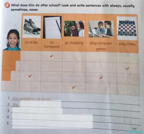 Workbook p.5. Interactive worksheet | TopWorksheets