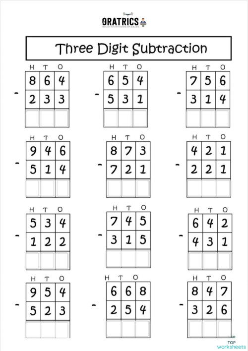 Math: interactive worksheets and online exercises | TopWorksheets