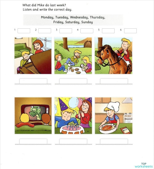 I can do many things. Interactive worksheet | TopWorksheets