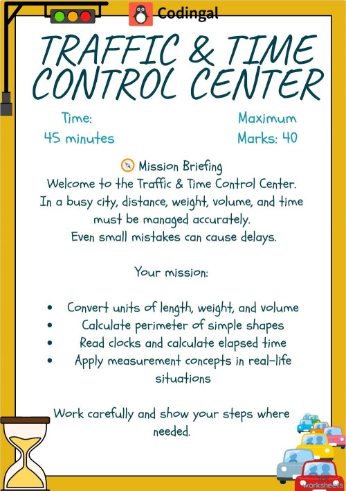 M_G04_T06_Traffic_&_Time_Control_Center. Interactive worksheet ...