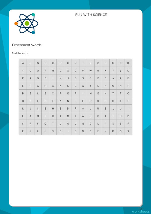 FUN WITH SCIENCE. Interactive worksheet | TopWorksheets