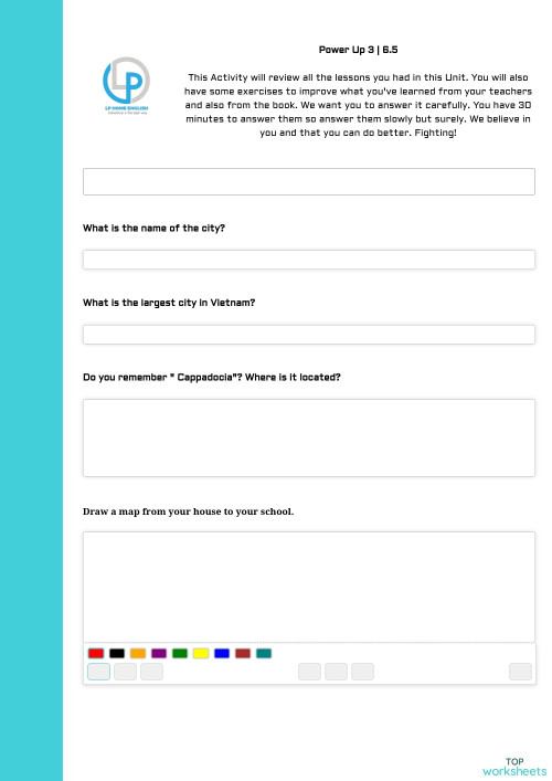 Power Up 3 | 6.5. Interactive worksheet | TopWorksheets