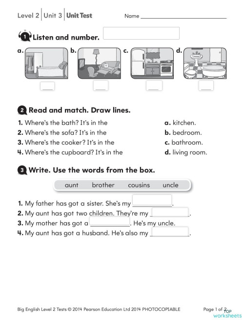 EXAM UNITS 3&4- CH2. Interactive worksheet | TopWorksheets