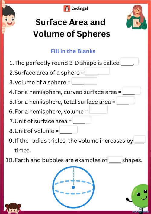 M_G08M20L61_WC02_Surface Area and Volume of Spheres. Interactive ...