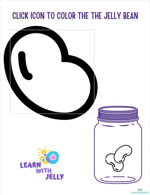Jellybean worksheet. Interactive worksheet | TopWorksheets
