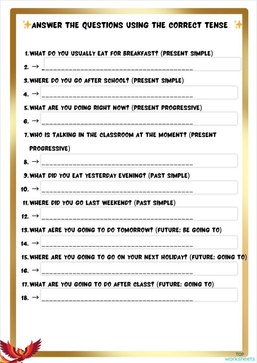 questions/answers HP. Interactive worksheet | TopWorksheets