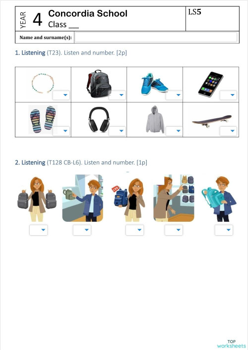4 - Unit 5 - Online. Interactive worksheet | TopWorksheets