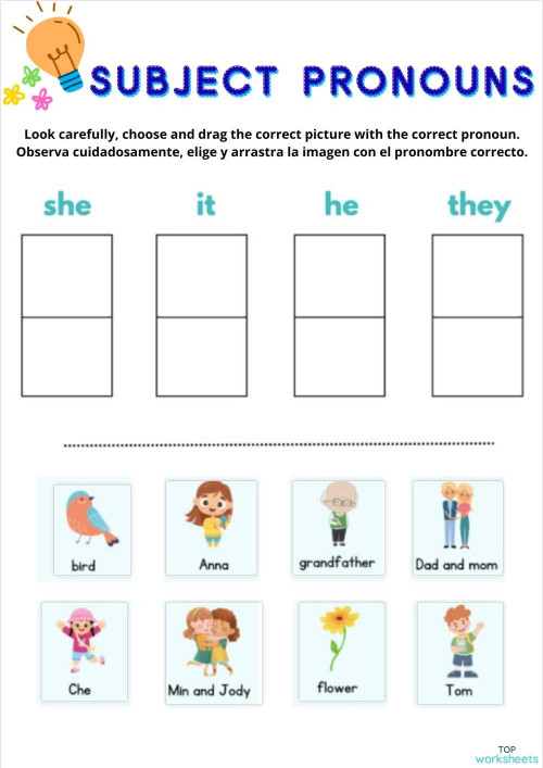 Personal Pronouns 1 Ao Interactive Worksheet