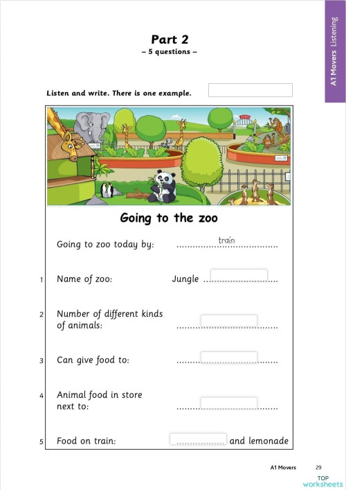 MO Li 1 P2. Interactive worksheet | TopWorksheets