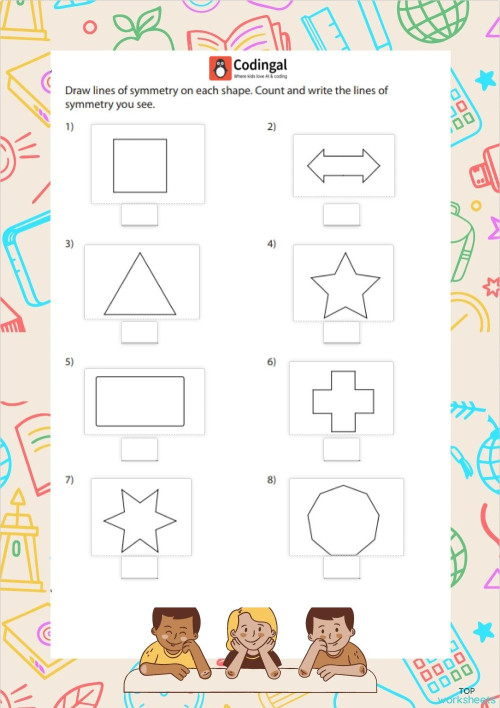 M_G03M24L53_WC01_Symmetry_in_2D_Shapes_1. Interactive worksheet ...