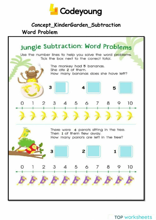 Subtraction for kg. Interactive worksheet | TopWorksheets