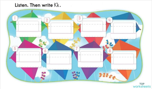 phonics letter K. Interactive worksheet | TopWorksheets