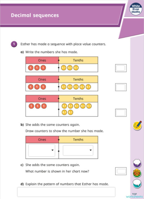 Math: interactive worksheets and online exercises | TopWorksheets