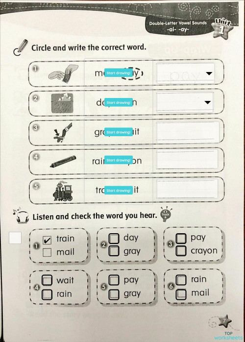 Example-worksheet. Interactive worksheet | TopWorksheets