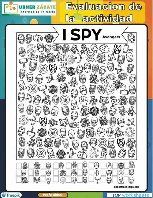 Agudeza Visual 1. Ficha interactiva | TopWorksheets