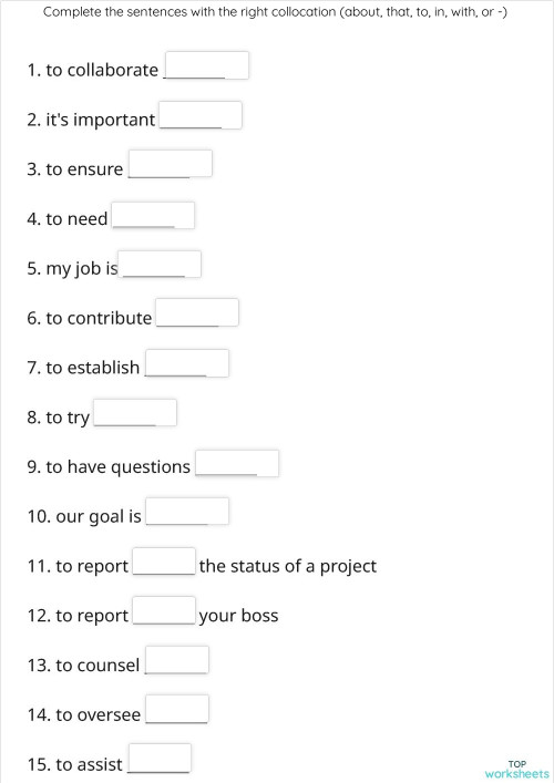What Does an Human Resources Director Do? Collocations B1. Interactive ...