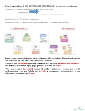 Sectores económicos: fichas interactivas y ejercicios online ...