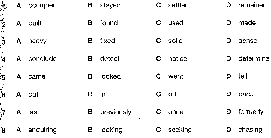 B2 First 3 Use of English Part 1. Interactive worksheet | TopWorksheets