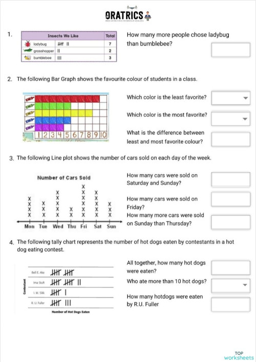 Math: interactive worksheets and online exercises | TopWorksheets