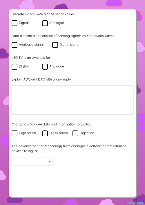 Intro to Digital society. Interactive worksheet | TopWorksheets