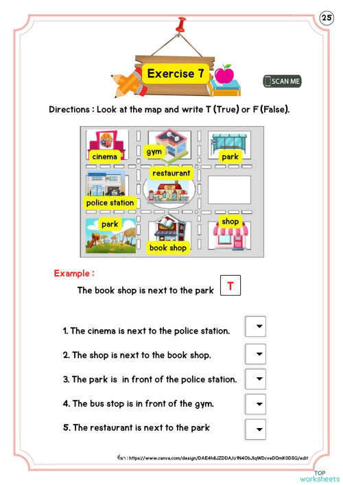 exe 7 บทที่ 4. Interactive worksheet | TopWorksheets