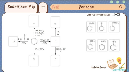BENZENE & DERIVATIVES 2. Interactive worksheet | TopWorksheets