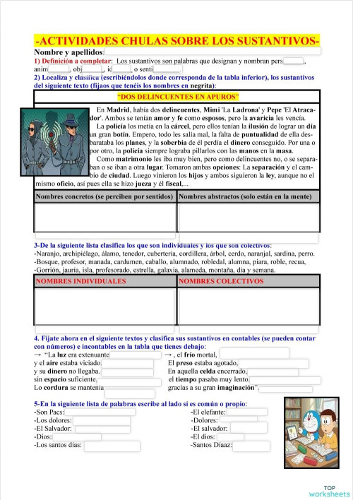 EL SIGNIFICADO. Ficha interactiva | TopWorksheets