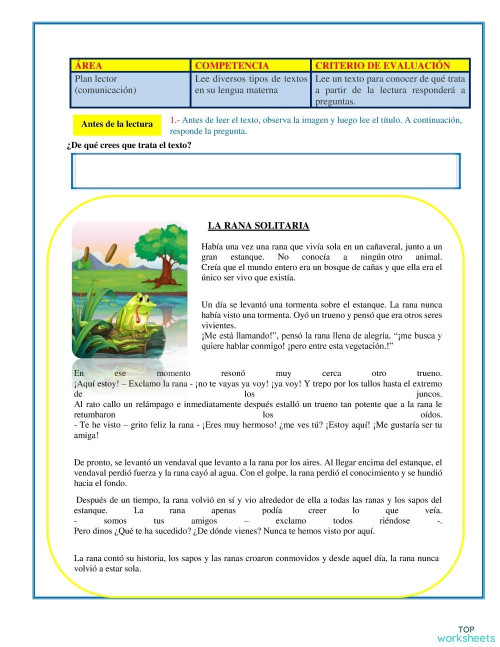 Los Tres Cerditos Y El Lobo Ficha Interactiva Topworksheets