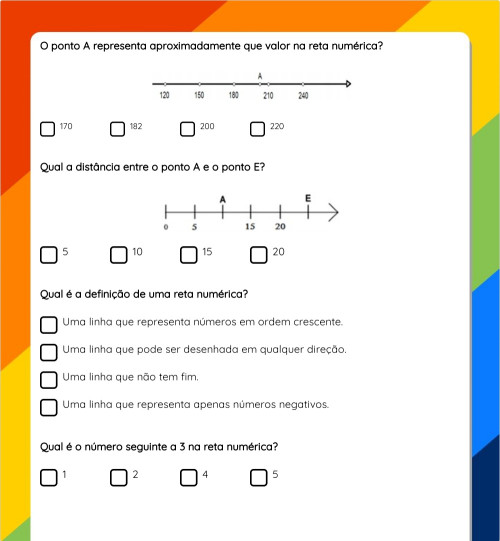 Reta Numérica. Ficha interativa | TopWorksheets