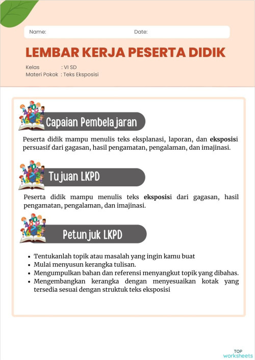 LKPD MEMBACA PEMAHAMAN. Interactive worksheet | TopWorksheets