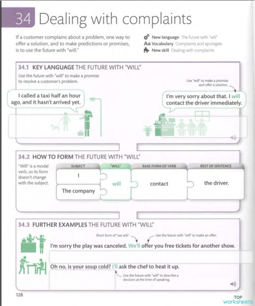 English for Everyone Business English Level 1 34. Interactive worksheet ...