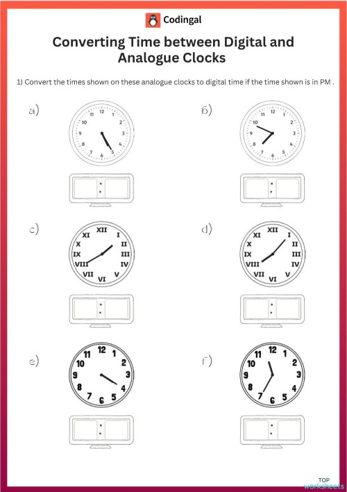 M_G05M15L41_WA01_Reading_Clocks_and_Time_3. Interactive worksheet ...