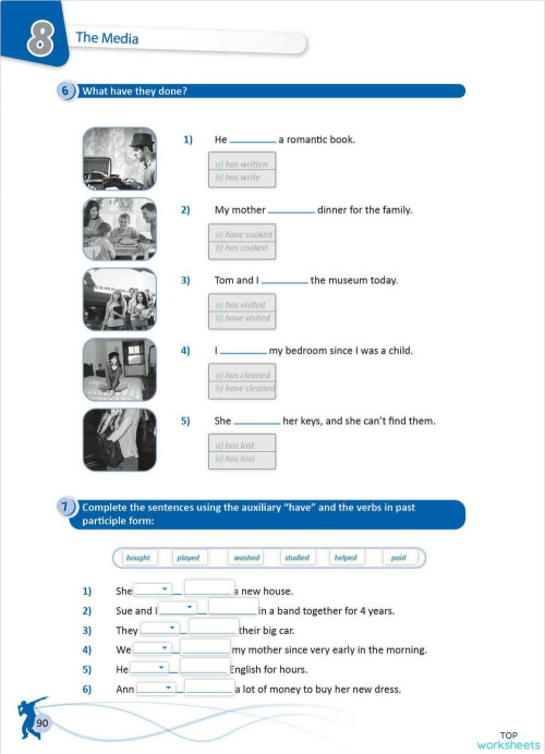 CONJUNCTIONS - AND - BUT - OR. Interactive worksheet | TopWorksheets