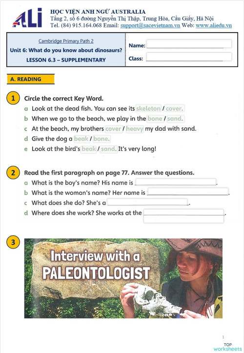 Reporting verbs. Interactive worksheet | TopWorksheets
