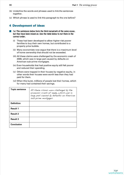 Academic writing bailey 3rd edition part 5. Interactive worksheet ...