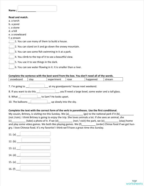 J5 Unit 9 pop quiz. Interactive worksheet | TopWorksheets