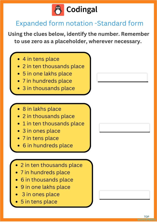 M_G04M01L02_WE02_IN_Writing and Expanding Multi digit number. Interactive worksheet | TopWorksheets