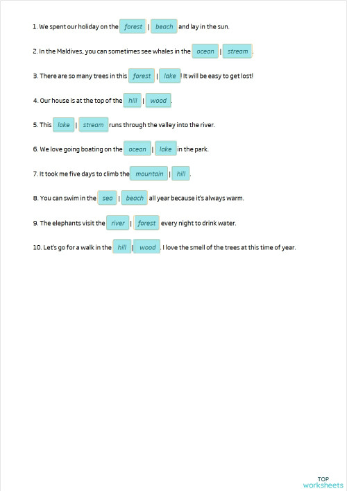 Unit 3 - Extra Practice. Interactive worksheet | TopWorksheets