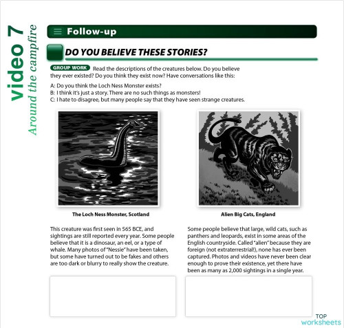 Gapped text - Form 1. Interactive worksheet | TopWorksheets