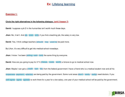 Module 2: interactive worksheets and online exercises | TopWorksheets