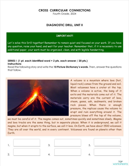 FOURTH GRADE: III CROSS CURRICULUM DD. Interactive worksheet ...