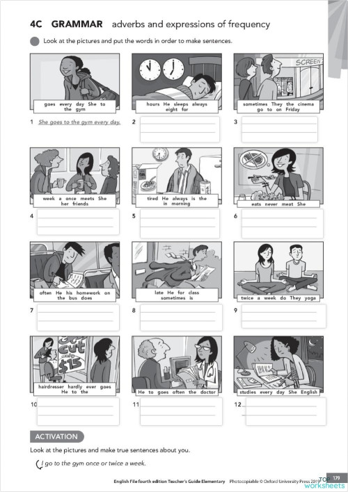 Unit 4C( Grammar). Interactive worksheet | TopWorksheets