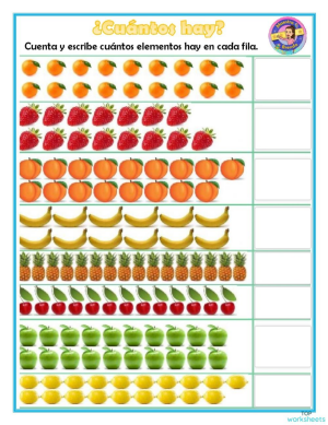 Cuenta y escribe del 11 al 20. Ficha interactiva | TopWorksheets