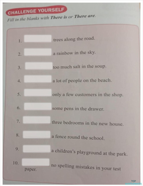 Workbook: interactive worksheets and online exercises | TopWorksheets