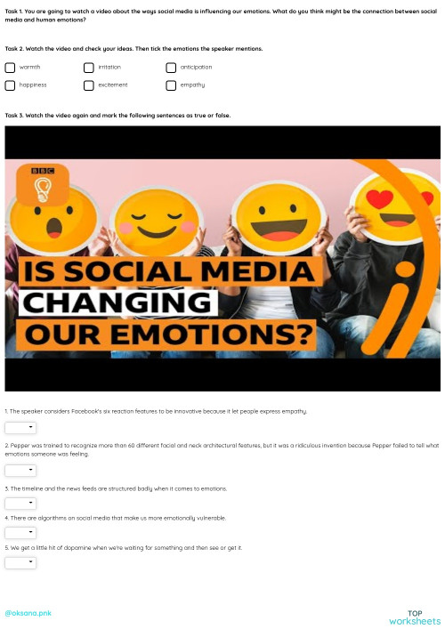 Pre-class worksheet. Interactive worksheet | TopWorksheets