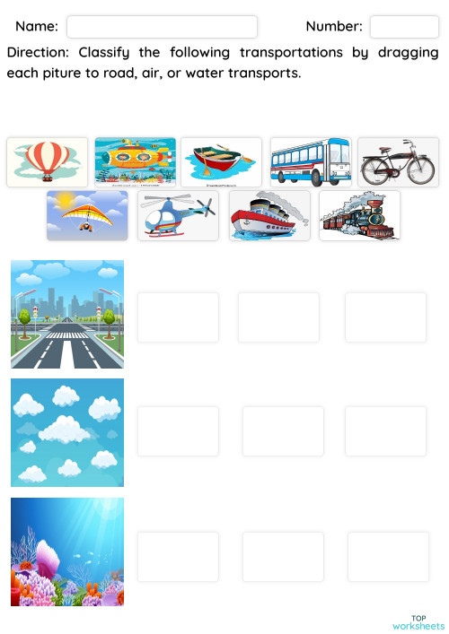 Unit 31: TRANSPORTATION (Activity 2). Interactive worksheet | TopWorksheets