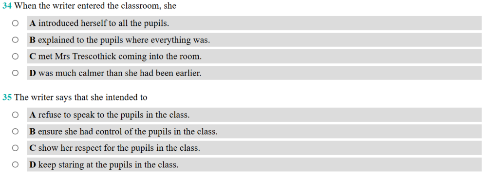 B2 First Reading Part 5 (Multiple choice). Interactive worksheet ...