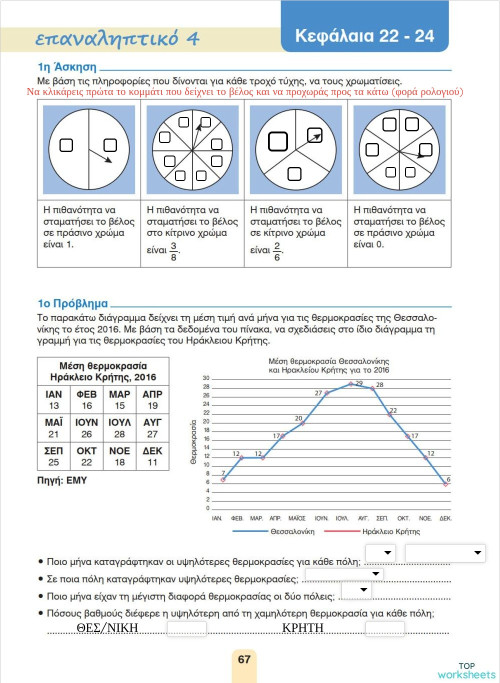 Interactive worksheets and online exercises in greek | TopWorksheets