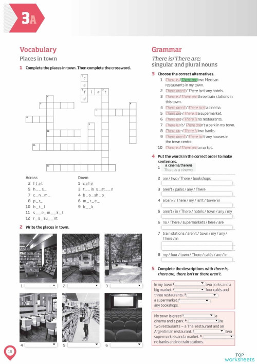 Roadmap A1 3A. Interactive worksheet | TopWorksheets